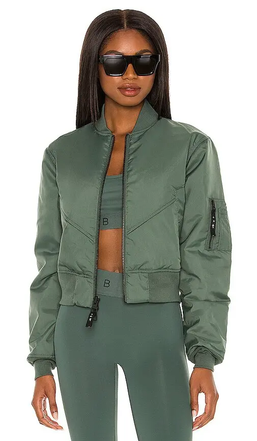 Reebok X Victoria Beckham Bomber Jacket In Green - Chalk Green